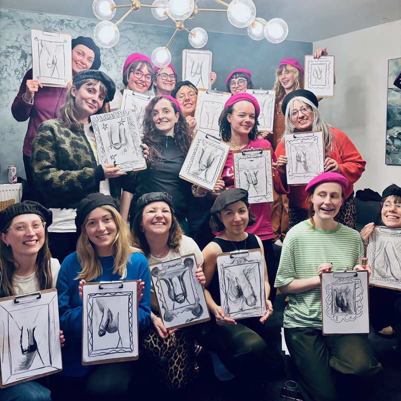 Artful Hen Parties© - Life Drawing Whats Included